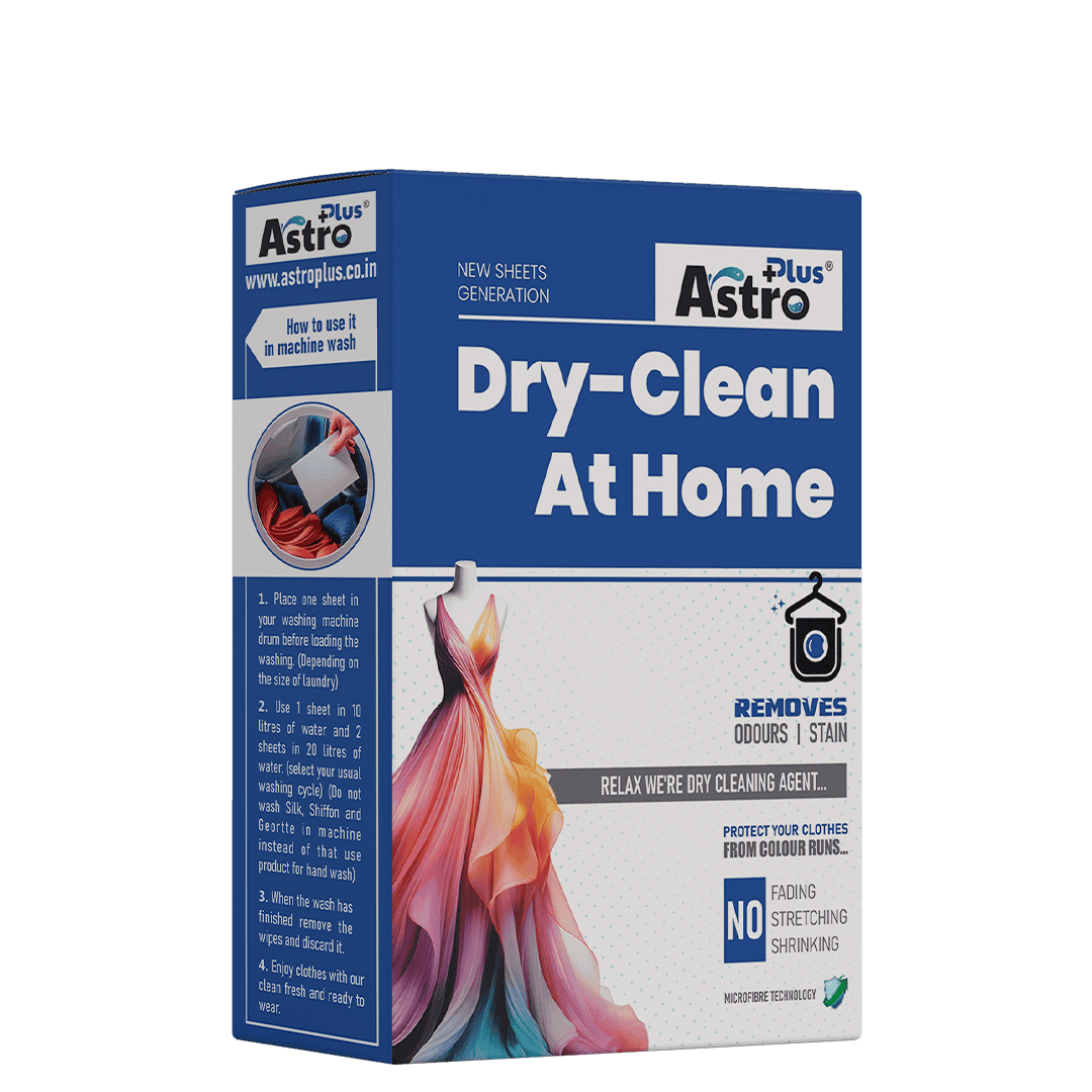 Astro Plus+ Dry Clean At Home Wipes|Ultimate Care for Delicate Fabrics ...